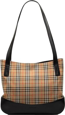 Burberry Shopper - Haymarket Check Canvas Tote - Gr. unisize - in Braun - f&uuml;r Damen