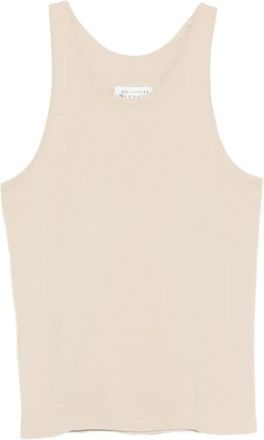 Maison Margiela Femme, Tops, Beige, Taille: 38 FR D&eacute;bardeur