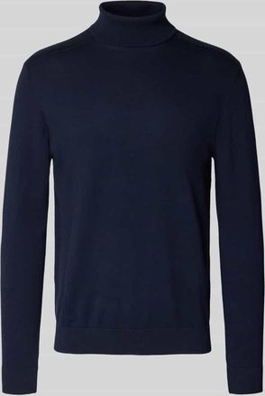 Selected Rollkragenpullover mit gerippten Abschlüssen