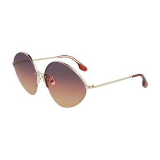 Victoria Beckham Femme, Accessoires, Jaune, Taille: ONE Size Vb220S Metal Lunettes de soleil