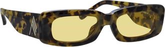 The Attico Authentische Mini Marfa Brille - - Accessories - unisex - Braun - ONE SIZE