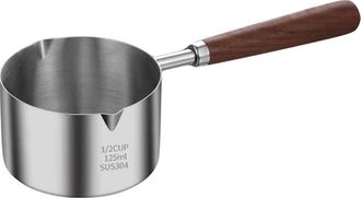 BESTONZON Schmelztopf Gießkanne Pfanne Ölkochbehälter mit wiederverwendbarem Touch Pfanne Küchenküche Milchtopf Induktion Milchtopf Induktion Topf Wasserbadtopf