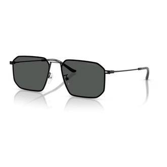 Emporio Armani Matte Black/Grey Sonnenbrille EA 2165D - - Accessories - Herren - Schwarzk - 58 MM
