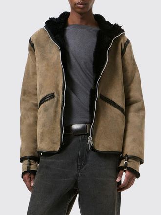 Our Legacy Veste &agrave; capuche en cuir su&eacute;d&eacute; avec fermeture zipp&eacute;e