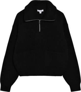 Alaia Trucker Jumper - - Sweatshirts & Hoodies - Damen - Schwarzk - S