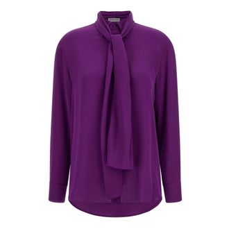Balenciaga Damen, Blusen & Hemden, Lila, XSGr&ouml;&szlig;e