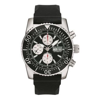 Revue Thommen Homme, Accessoires, Noir, Taille: ONE Size Diver Professional Automatic Chronograph