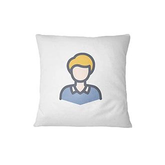 Questo Casa Dekorativ Kissenhülle, Kissenbezug, Zierkissenbezug, Wohnkultur, Für Sofa, Kaffeestube, Größe: 45X45 cm - Entworfen und hergestellt in der Türkiye