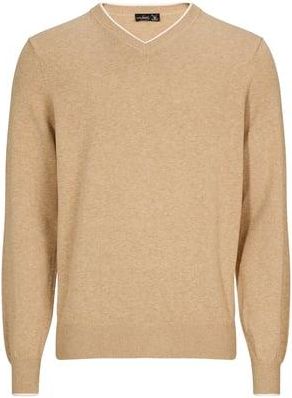 van Laack Pull col V en coton m&eacute;lang&eacute;