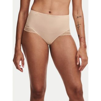 Chantelle Klassischer Damenslip mit hoher Taille Impressio C11XC5 Beige