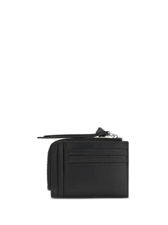 Vivienne Westwood Womens Zip Card Holder Black Calf Leather Bos Taurus Wallet