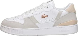 Lacoste Femme, Chaussures, Blanc, Taille: 39 EU T-Clip Baskets Laag