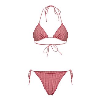 MC2 Saint Barth Femme, Maillots de bain, Rouge, Taille: 40 FR Sliding Triangle Bikini
