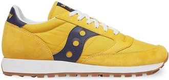 Saucony Originals Saucony Jazz Original, Chaussures Low-Top Femme, 743 Mustard Peacoat, 44 EU