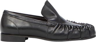 Ovye By Cristina Lucchi Mocassins en cuir effet froiss&eacute; - Femme - Chaussures - Noir - Taille: 36 EU