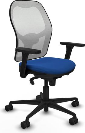 Piqueras y Crespo 8-Stunden-B&uuml;rostuhl mit 3D-Armen, h&ouml;henverstellbare Lendenwirbelst&uuml;tze, ausgestattet mit 5 Positionen und injiziertem Schaum. Mit Rollen von 65 mm Nyl