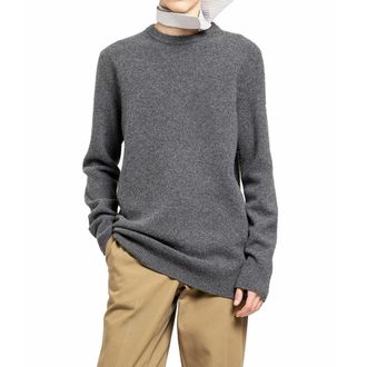 Maison Margiela Mens Gray Wool Sweatshirt Clothing