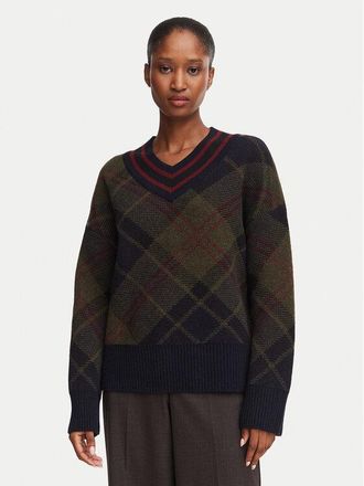 Barbour Pullover Shae LKN1841TN43 Dunkelgr&uuml;n Relaxed Fit