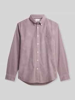 Tommy Hilfiger Regular Fit Freizeithemd mit Logo-Stitching
