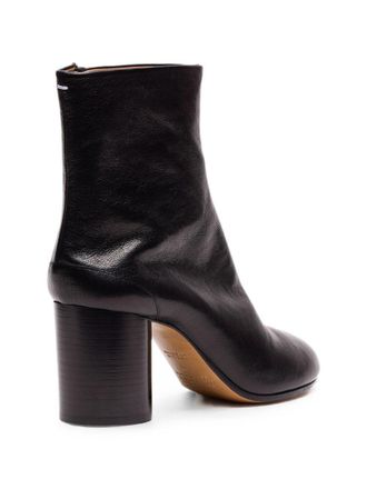 Maison Margiela Tabi Leather Ankle Boot - Black