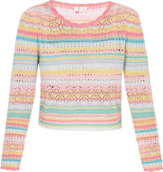 Izia Pullover Frauen t&uuml;rkis mehrfarbig