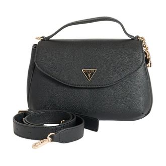 Guess Femme, Sacs, Noir, Taille: ONE Size Evie Top Handle Flap