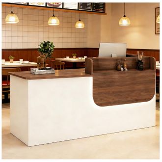 Generic LED-Lichtleiste f&uuml;r die Schublade der Rezeptionstheke Rezeptionstresen mit Theke Rezeptionstisch mit Stauraum Kassentresen f&uuml;r B&uuml;ro Einzelhandel Lobby