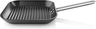 Eva Solo Eva-Trio | Profi. Grill-pfanne 28x28cm | Slip-Let-Antihaftbeschichtung innen und au&szlig;en | Alu-Pfannen geformte