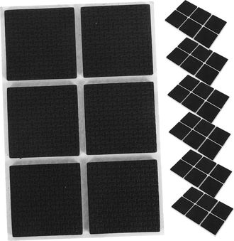 OSALADI 72 Stück Teiliges Selbstklebende Möbelpads für Holzböden rutschfeste Schutzfolie gegen Kratzer und Gleiten Kleine Bodenschoner für Stuhl- Sofa Tischbe