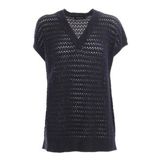Fabiana Filippi Damen, Strickwaren, Blau, XSGr&ouml;&szlig;e