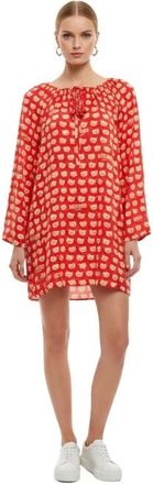 Moschino Femme, Robes, Rouge, Taille: 40 FR Abito Corto Oversize A2616