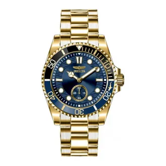 Invicta Homme, Accessoires, Jaune, Taille: ONE Size Montre Ronde Pro Diver Bold Sport
