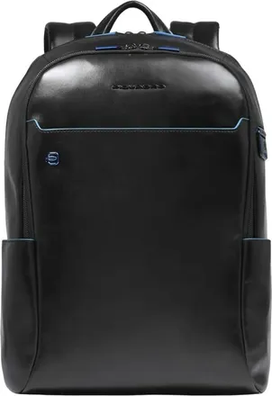 Piquadro Homme, Sacs, Noir, Taille: ONE Size Sac à dos pour ordinateur portable personnalisable 15.6