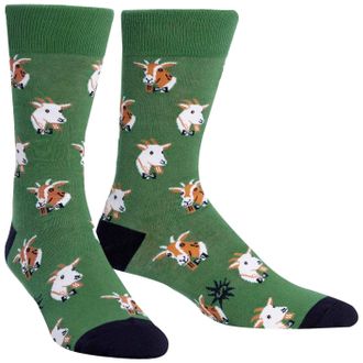 Sock It To Me Herren Socken Dapper Goats - lustige Herren Socken mit eleganten Ziegenböcken Gr.42-47 One Size