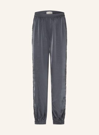 Lollys Laundry Lollys Laundry Satinhose Talmall Im Jogging-Stil Mit Spitze schwarz