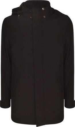 Woolrich Manteau Au Genou - Noir