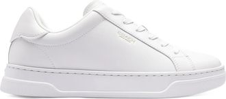Coach Low-Top Sneaker - High Line Leather Sneaker - Gr. 40 (EU) - in Wei&szlig; - f&uuml;r Damen