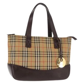 Burberry Tote en toile Pre-owned - Femme - Pre-owned - Beige - Taille: ONE Size
