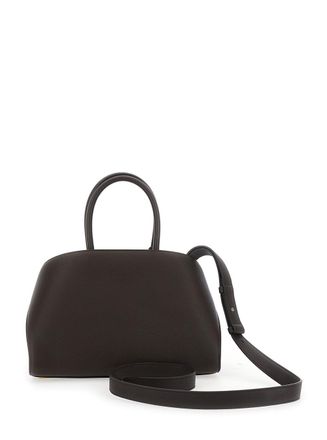 Ferragamo Womens Shoulder Bag Hug Small Brown Calf Leather Handbags Hand