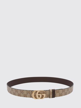 Gucci Ceinture r&eacute;versible GG Marmont en cuir et tissu GG Supreme