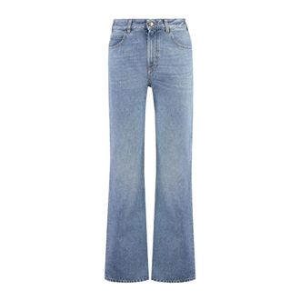 Chlo&eacute; Wide Leg Denim Jeans - - Jeans - Damen - Blau - W25