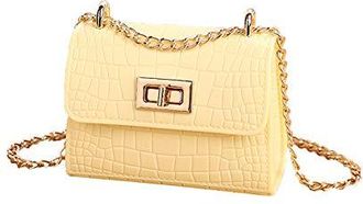 Generic Sac à main à bandoulière pour femme Sac à bandoulière pour homme, jaune, Taille unique