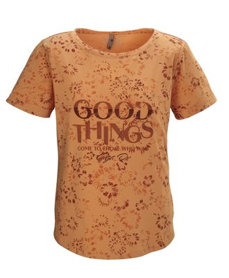 G.I.G.A. DX Damen GS 47 WMN TSHRT T Shirt Kurzarm, hellapricot, 44