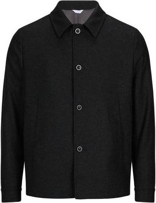 Boglioli Veste droite en laine m&eacute;lang&eacute;e