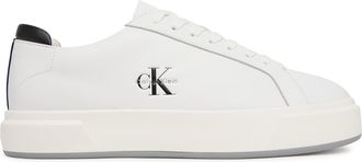 Calvin Klein Sneakers Calvin Klein Basket Cupsole Laceup Lth Ml YM0YM01460 Weiß