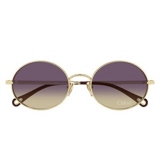 Chlo&eacute; Femme, Accessoires, Jaune, Taille: 55 MM Ch0326S Lunettes de soleil