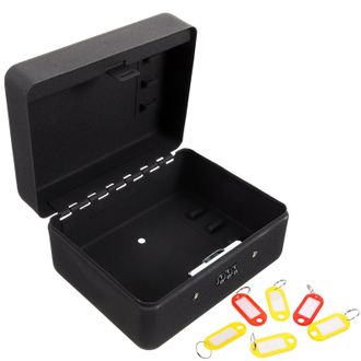 Holibanna NIYANGLE Wandschl&uuml;sselbox mit Stabilem Metallgeh&auml;use Zahlencode Abschlie&szlig;bar Wandmontiert Zuverl&auml;ssiger Schl&uuml;sseltresor f&uuml;r Haus B&uuml;ro und Auto Diebsta