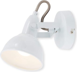 Briloner Wandleuchte Innen schwenkbar, Vintage, E14 Fassung, max. 40 Watt, Wandlampe innen, Wandstrahler innen, Wandlicht, Wandbeleuchtung, Schlafzimmer, Flurl
