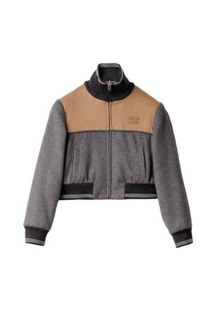 Miu Miu Damen Blouson aus Wolle und Kaschmir
