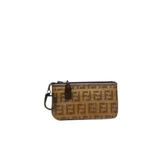 Fendi Pre-owned Vintage FF Monogram Porte-cartes - Femme - Pre-owned - Brun - Taille: ONE Size